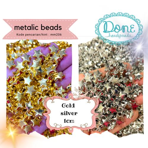 Promo done handymade manik manik metalic beads diy meronce mm206 ...