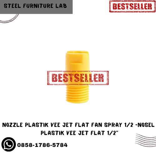Jual Nozzle Plastik Vee Jet Flat Fan Spray 1/2 -nOSEL Plastik Vee Jet ...