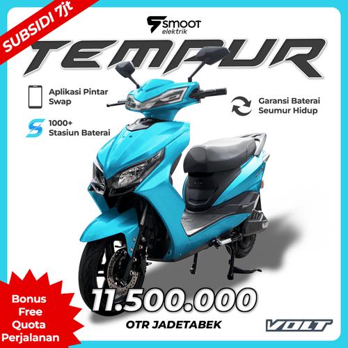 Jual Smoot Tempur Facelift Sepeda Motor Listrik 1500W Subsidi OTR ...