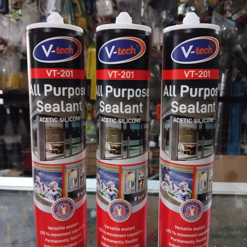 Jual VTECH V TECH Sealant VT 201 All Puropse ACETIC SILICONE NIPPON ...