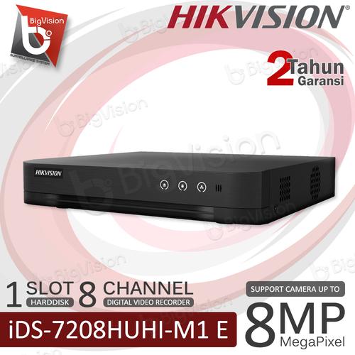 Jual DVR HIKVISION 8CH 8MP DVR CCTV 8 CHANNEL 4K ACCUSENSE RECORDER ...