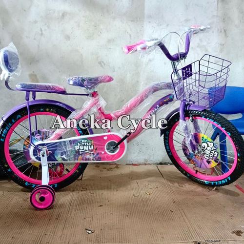 Jual Sepeda Anak Roda Empat Cewek Mini Lisella Little Pony Unicorn 18 ...