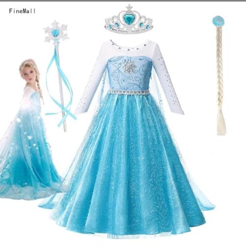 Jual GAUN FROZEN / DRESS FROZEN / BAJU COSTUME FROZEN - Dres-Princ Biru ...