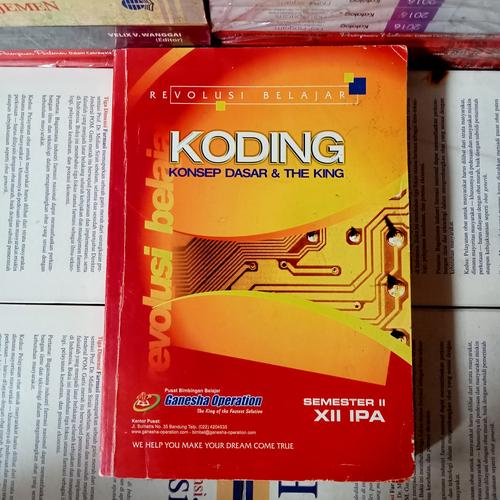 Jual REVOLUSI BELAJAR CODING KONSEP DASAR & THE KING SEMESTER 2 12 IPA - Kota Tangerang ...