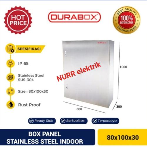 Jual Box Panel Listrik Stainless Steel Indoor Wall SIW-ST 80x100x30 ...