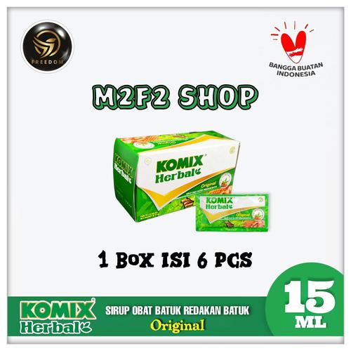 Jual Komix Herbal Sirup Obat Batuk Rasa Original Sachet - 15 ml (1 Box ...