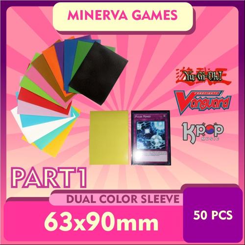 Jual Minerva Dual Color Card Sleeve TCG Mini 63 x 90mm Yugioh VG KPOP ...