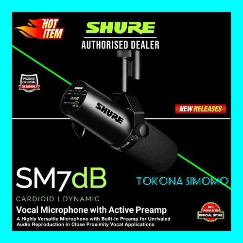 Jual Shure SM7DB / SM7 DB Dynamic Vocal Microphone with Preamp ...