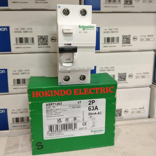 Jual ELCB RCCB SCHNEIDER ilD 2P 63A 30MA SCHNEIDER A9R71263 ACTI9 ORIGINAL - Jakarta Pusat ...