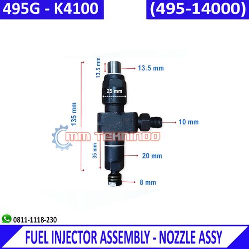 Jual FUEL INJECTOR VALVE ASSEMBLY - NOZZLE ASSY - 495G - K4100 - N4100 - Jakarta Pusat ...