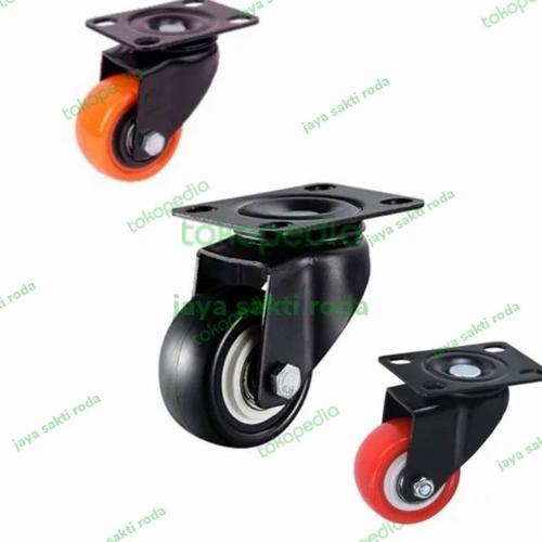 Jual Roda lemari / roda furniture / roda rak 2 inch pvc taiwan putar ...