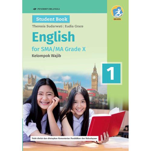 Jual Buku Pelajaran SMA / MA ENGLISH 1 Wajib kelas 10 K2013 New (Buku ...