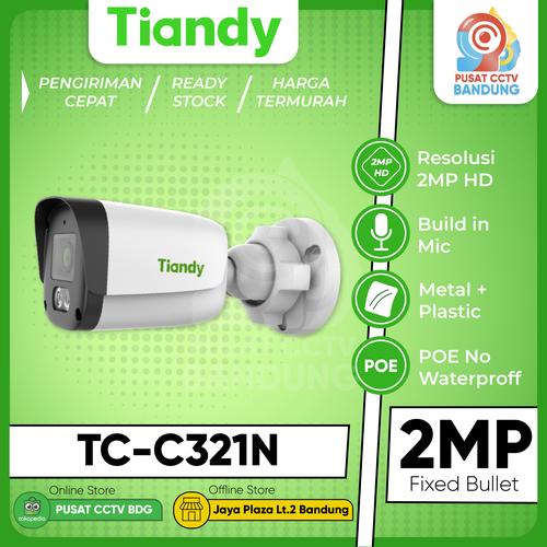 Jual Kamera CCTV Outdoor Tiandy TC-C321N 2MP Fixed Bullet (4mm) Camera ...