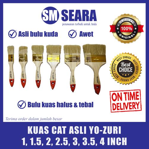 Jual Kuas Cat Bulu Kuda Asli Gagang Kayu Yo-Zuri - Kota Bekasi - SM ...