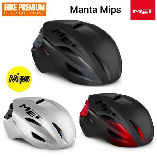 Promo Helm Sepeda Helmet Original Met Manta Mips New 2021 Black M