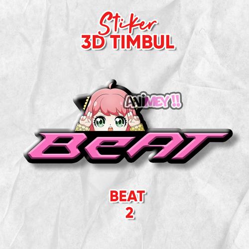 Jual Stiker Emblem 3D Timbul Anime Logo Beat / Stiker Anime Resin - 1 ...