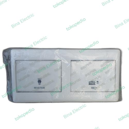 Jual Saklar Clipsal BedRoom + Master / Saklar 2 Gang Clipsal Bedroom ...