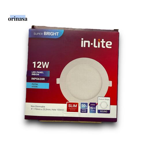Jual Lampu LED Panel Inbow Bulat Inlite INPS628R 12W 12 Watt - Putih ...