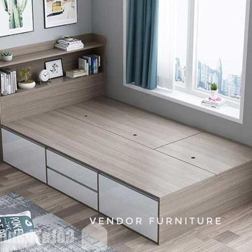 Jual Dipan Minimalis HPL Interior Home Furniture Tempat Tidur Plywood ...