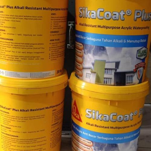 Jual FF Sikacoat 20kg pail sika coat pelapis anti bocor eksterior dan ...