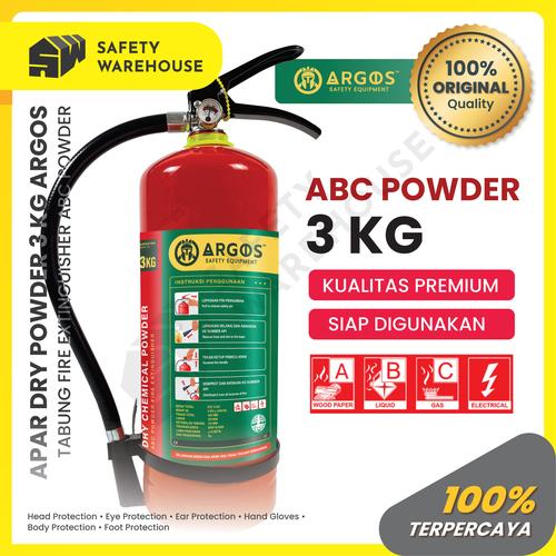 Jual Apar 3 KG ABC Powder / Tabung Pemadam Api Set Komplit Argos ...