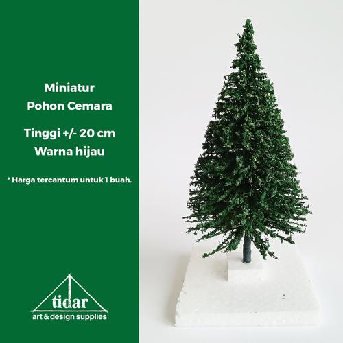 Jual HR - Miniatur Pohon Cemara Tinggi 20 CM - Maket Pohon Pinus - Kota ...