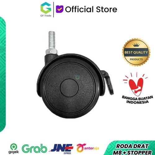 Jual Roda Springbed Roda Drat Springbed Furniture Lemari M8+Stopper ...