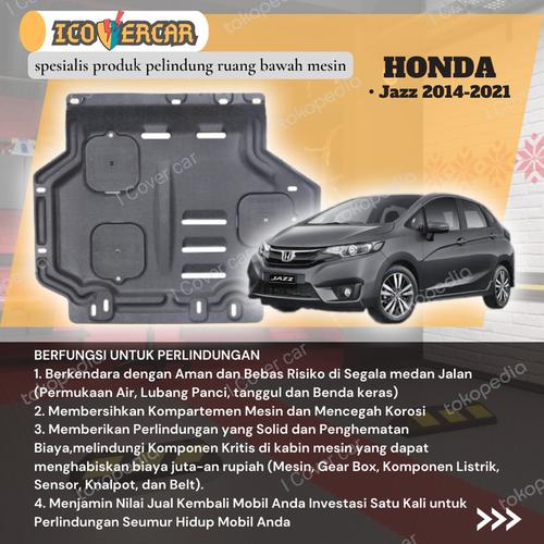 Jual cover engine pelindung ruang bawah mesin mobil Honda jazz 2014 ...