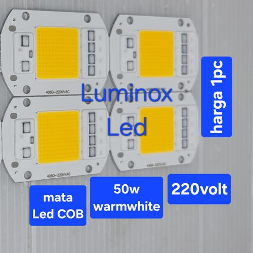 Jual mata chip cob 220volt 50 watt 50watt / mata led sorot dan pju 50w ...