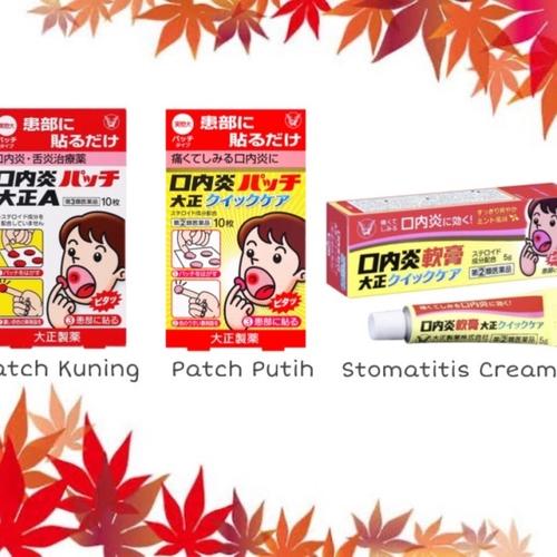 Jual Taisho Stomatitis Patch Obat Sariawan Jepang Stiker plester Cream ...