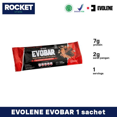 Jual EVOLENE Evobar Protein Bar Snack Sehat ecer 1 sachet + L-carnitine ...