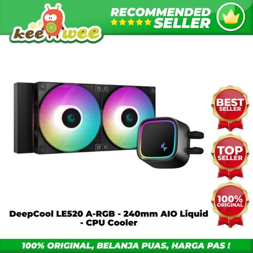 Jual DeepCool LE520 A-RGB - 240mm AIO Liquid - CPU Cooler - Kota Malang ...