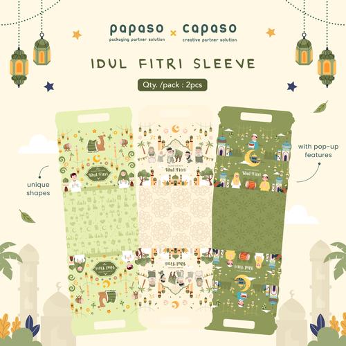 Jual Sleeve Box Lebaran/Belt Idul Fitri/Label Packaging Lebaran ...