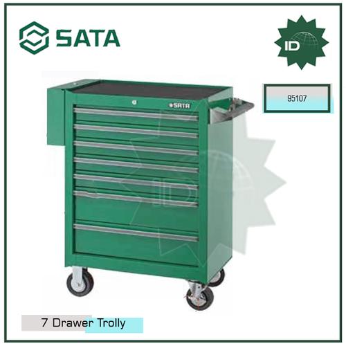 Jual Toolbox cabinet Tool box susun trolly 7 drawer SATA 95107 ...