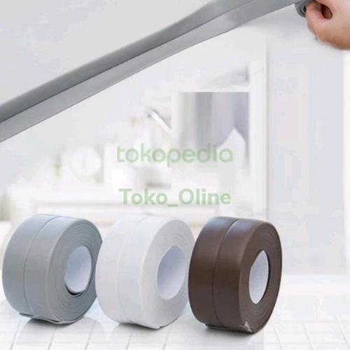 Jual Seal Tape Perekat Anti Jamur Penutup Celah Siku Wastafel Furniture ...
