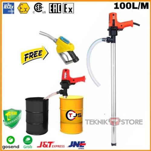 Jual Drum Pump Electrik AC 220 Volt Pompa Drum Set Digital AC 220V ...