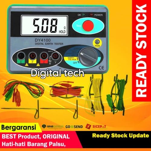 Jual Grounding Tester Digital Earth DY4100 / 4100 Alat test ground ...