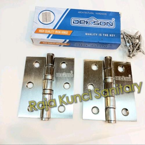 Jual Engsel Jendela Dekson Irone Hinge 3"×2,5"×2,5MM 2BB/Engsel Dekson ...