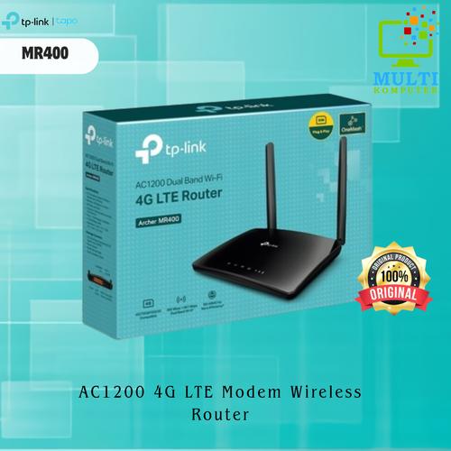 Promo TP-Link Archer MR400 AC1200 4G LTE Modem Wireless Router Cicil 0% 3x - Jakarta Barat ...