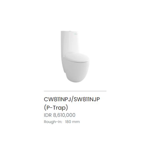 Jual Closet Kloset duduk TOTO Close Coupled Toilet Kualitas1 CW811NPJ ...