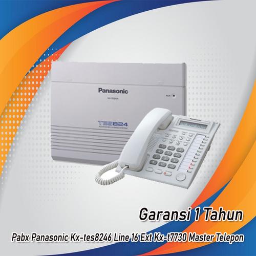 Jual Pabx Panasonic KX-TES824 + KXT 7730 PABX 6 Line 16 Ext - Jakarta ...