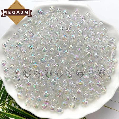 Jual Manik Mote Bulat Kilab AB Manik Bulat Bening Ukuran 6 MM Dan 8 MM ...