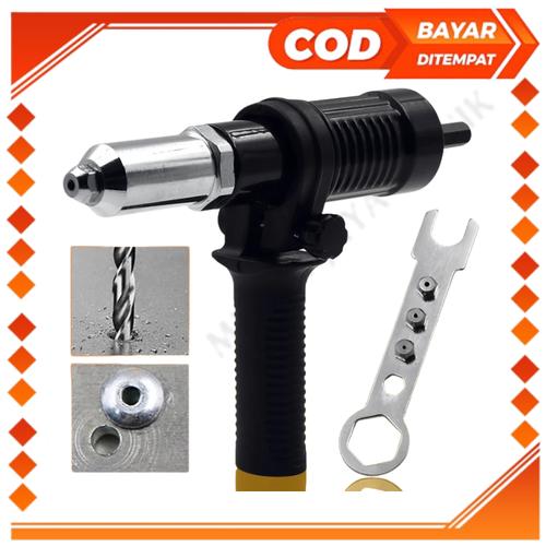 Jual Adaptor Rivet Mesin Bor Adaptor Listrik Kepala Paku Rivet Tangan ...