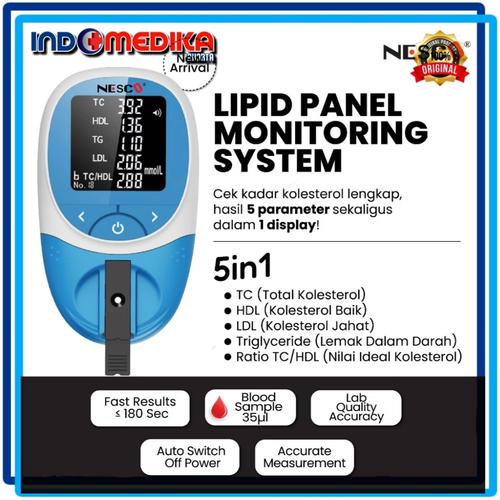 Jual Lipid Nesco / Lipid Panel Monitoring /Alat cek kolesterol lengkap ...