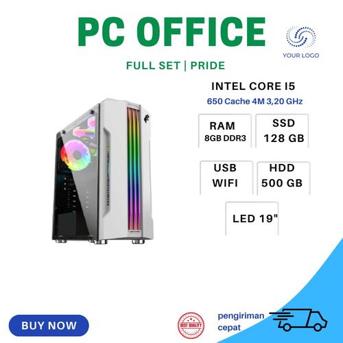 Jual PC Gaming Full Set Core i5 RAM 8GB SSD 128GB VGA 2GB LED 19 ...