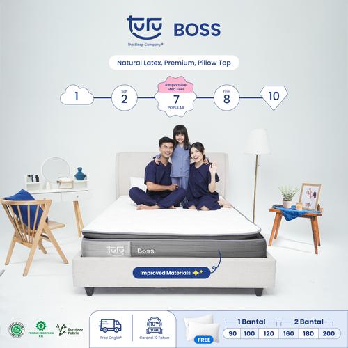 Promo Kasur Pocket Spring Bed TURU BOSS ukuran 120x200 (Double) FREE ...