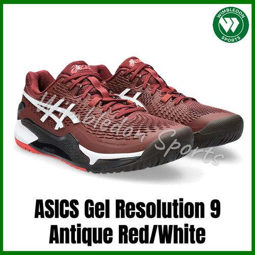 Jual Sepatu Tenis ASICS GEL RESOLUTION 9 Antique Red / ASIC Tennis Men ...