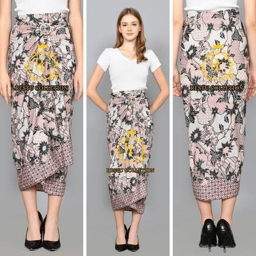 Jual Rok Lilit Batik Wanita Restu Colletion Motif Mojang Pink - MOJANG ...