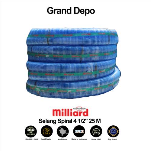 Jual Selang Spiral Biru 4-1/2" 25 Meter Milliard - Kota Tangerang ...