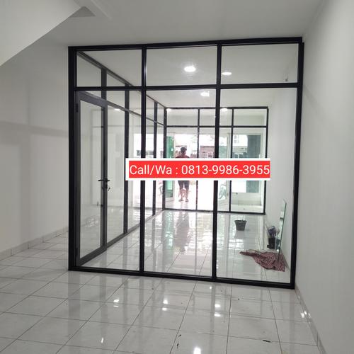 Jual Partisi Aluminium Kaca sekat ruangan Kantor, Ruko, Rumah harga ...